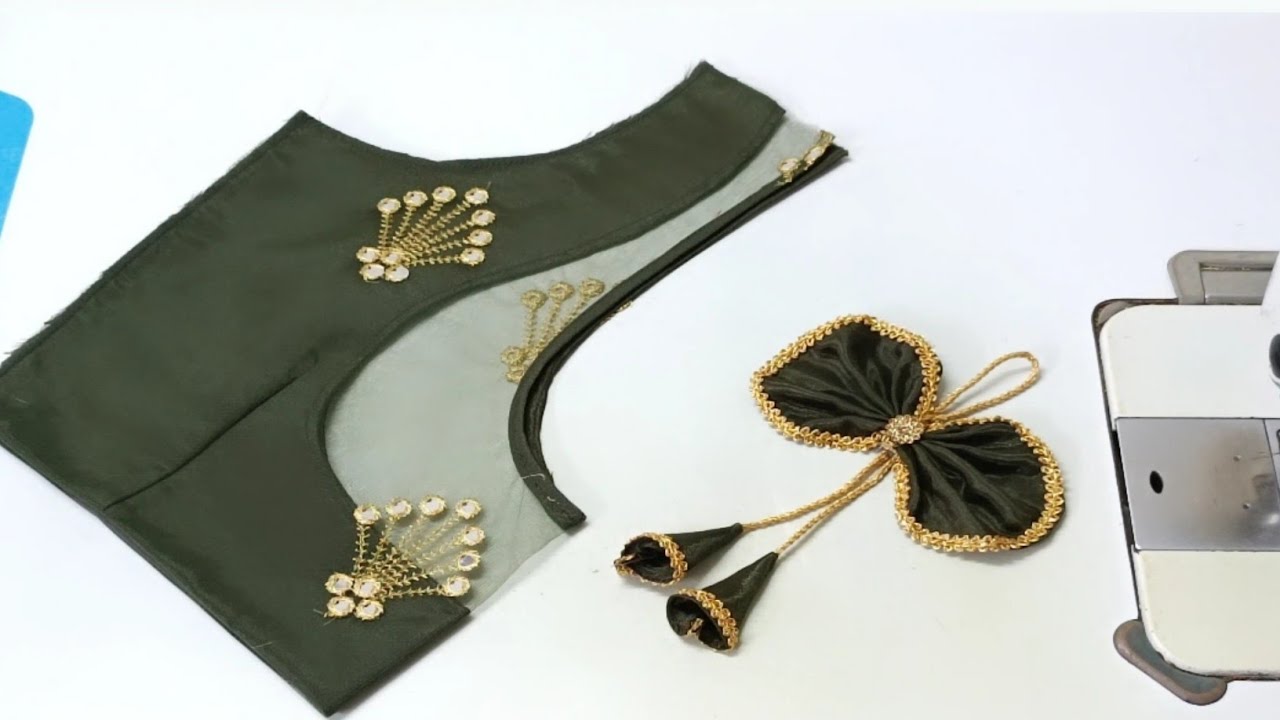 Net Blouse Design | Net Blouse Cutting and Stitching | Net Wala Blouse ...