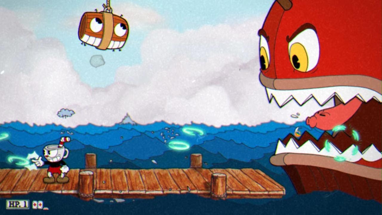 Part 2 of playing Cuphead - YouTube