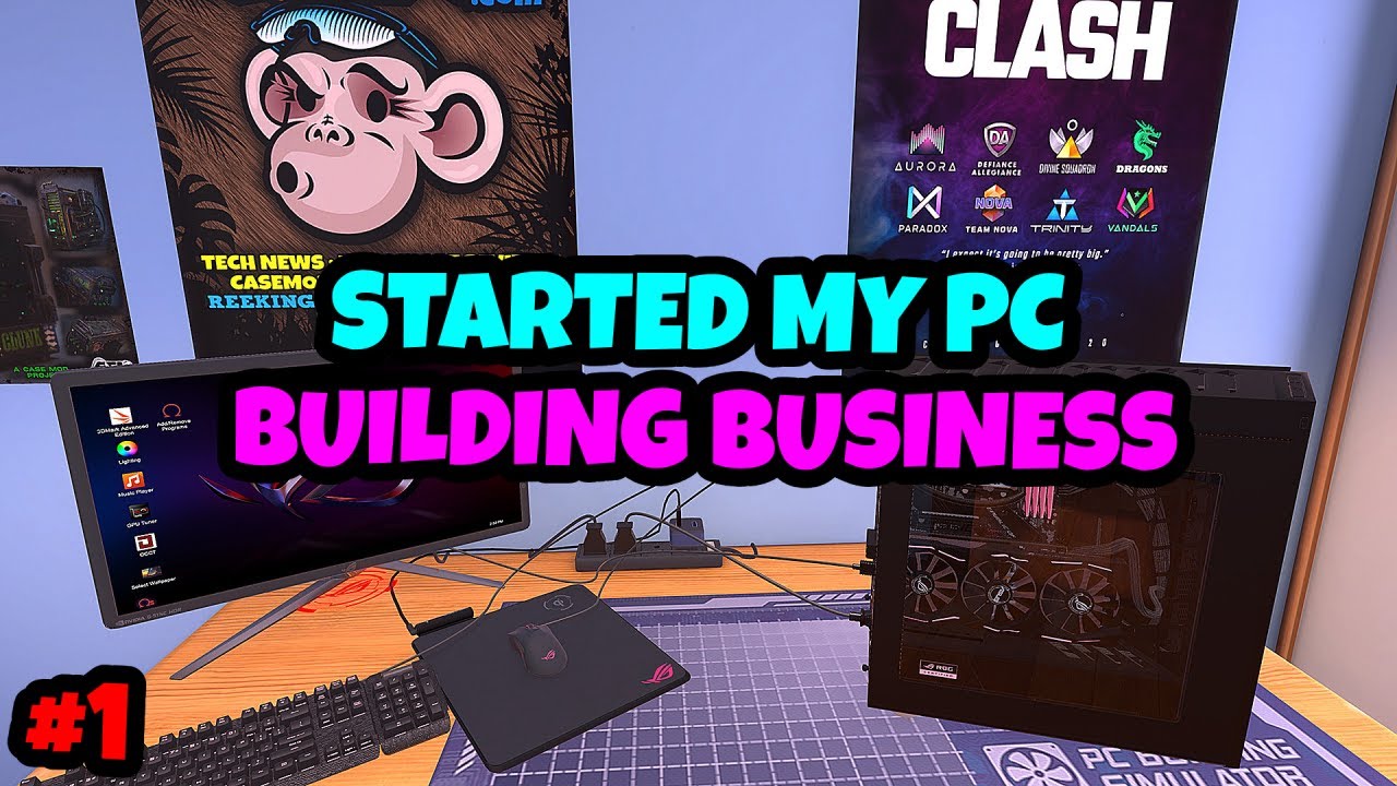 STARTED MY PC BUILDING BUSINESS | PC BUILDING SIMULATOR EP-1 | NUMER ...