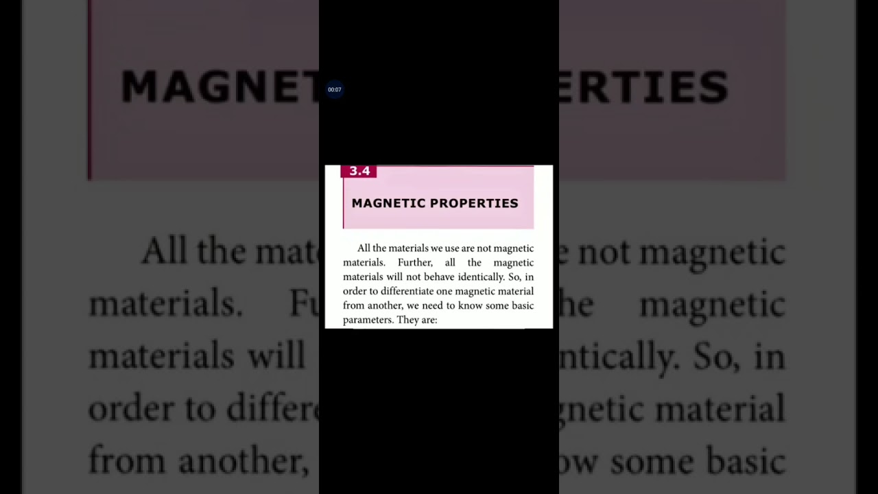 MAGNATIC PROPERTIES - YouTube