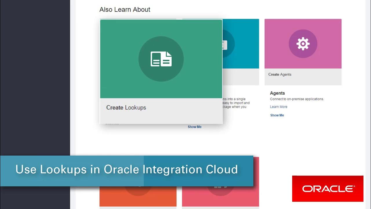 Use Lookups in Oracle Integration - YouTube