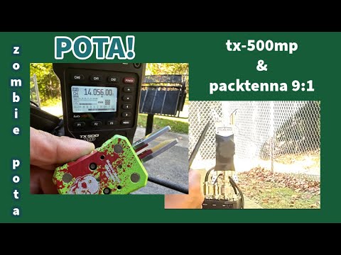 TX 500MP and PackTenna for Ham Radio POTA - YouTube