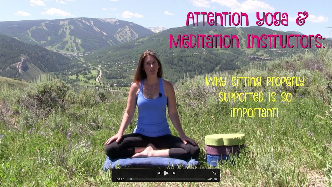 Yoga Teachers: How To Support Your Students In Easy Pose - YouTube