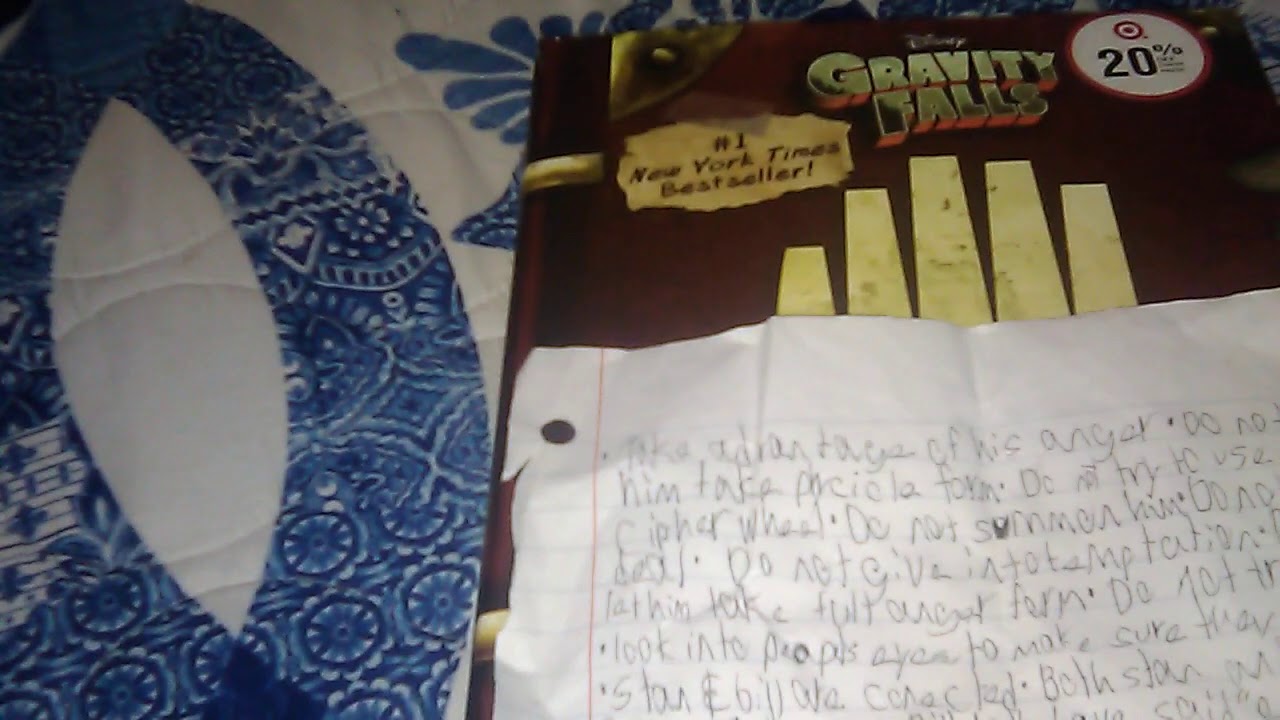Creepy note in elementary school book!! - YouTube