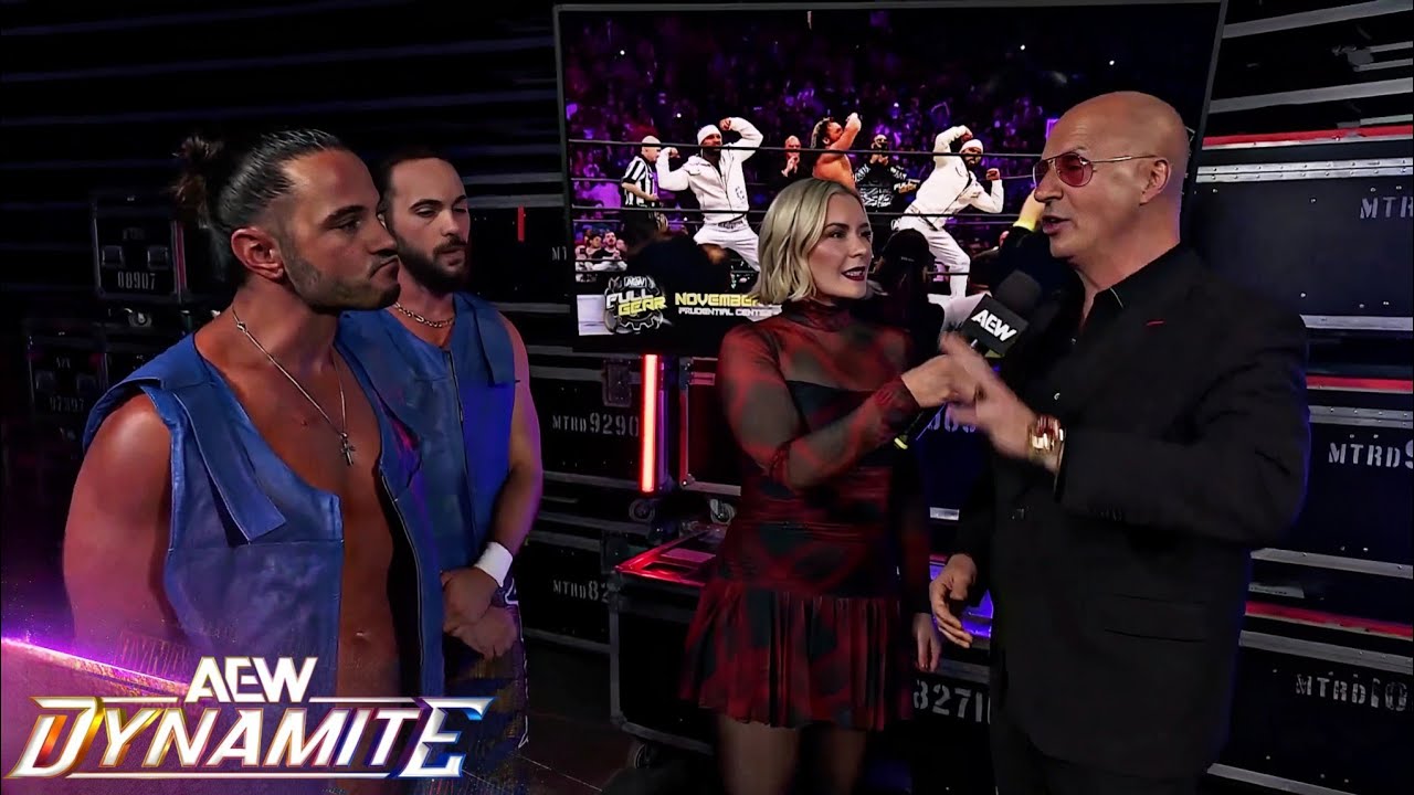 Don Callis CRASHES Young Bucks Interview on AEW Dynamite! - YouTube