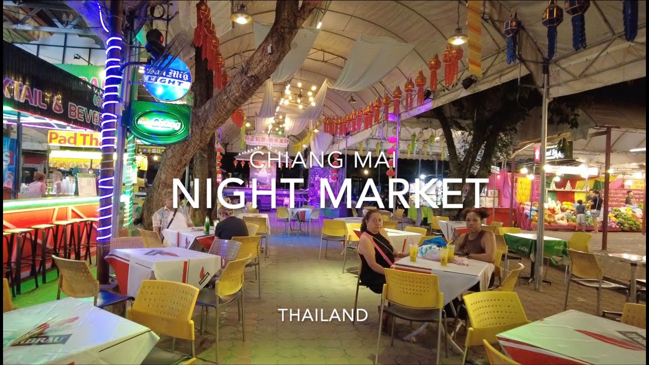 Chiang Mai Night Bazaar 2024 Kalare Anusarn Ploen Ruedee Market Street ...