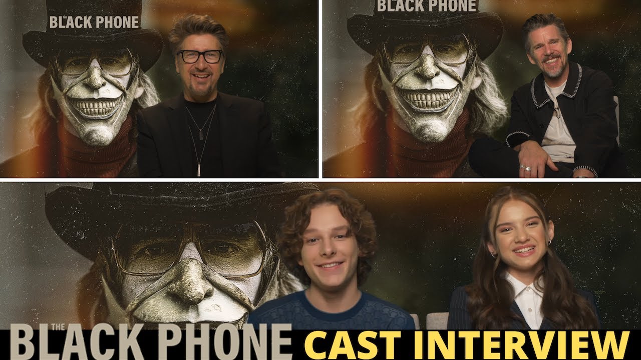 The Black Phone Cast Interview - YouTube