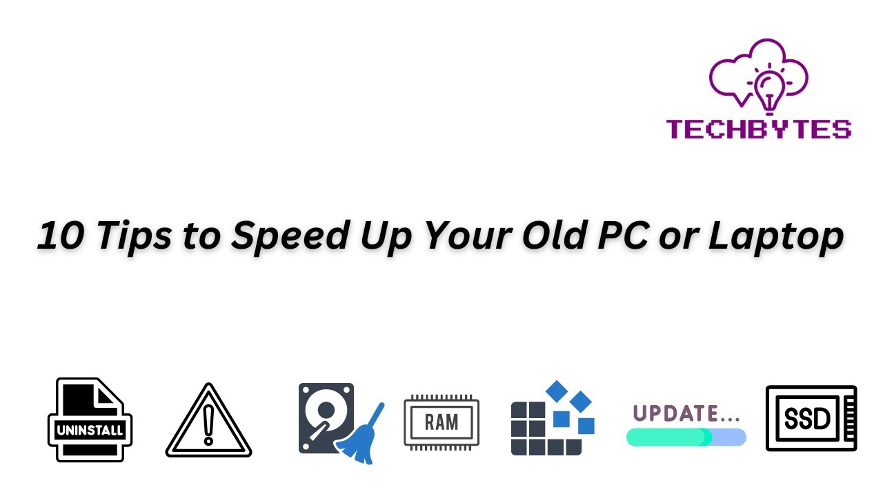 10 Tips to Speed Up Your Old PC or Laptops - YouTube