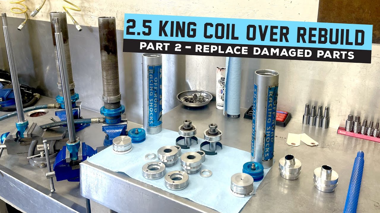 2.5 King Coil Over Shock Rebuild Part 2 Reassembly - How To - YouTube