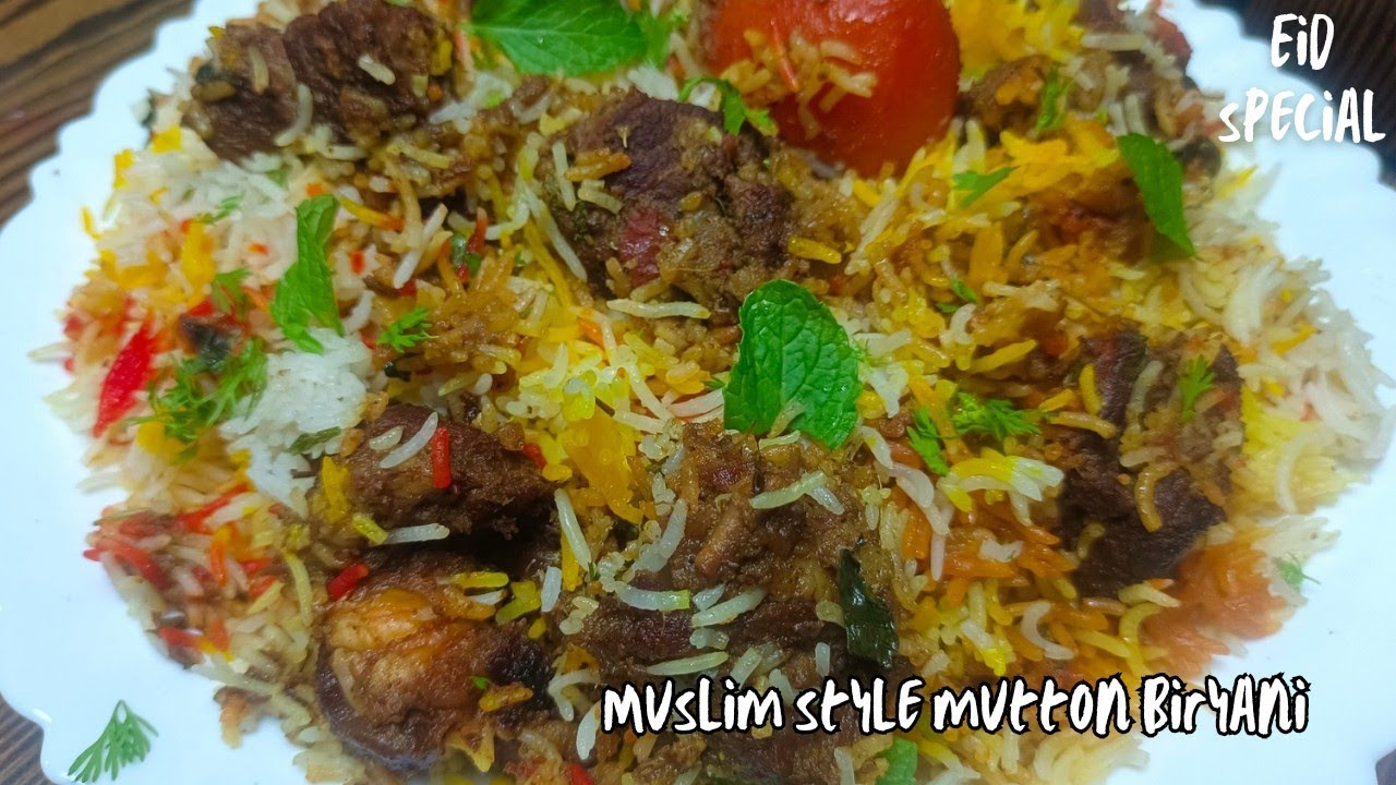 Muslim Style Mutton Biryani Banane Ki Sabse Asan Recipe ️ || Eid ...