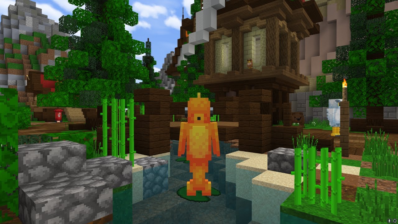 Hive Minigames, but I'm a Fish (Hive Minecraft Live) - YouTube