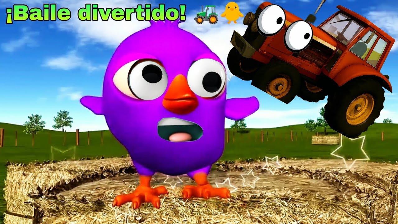 👉 El Pollito Pio y el Tractor Baile 🚜🐥 Canciones Infantiles Divertidas ...