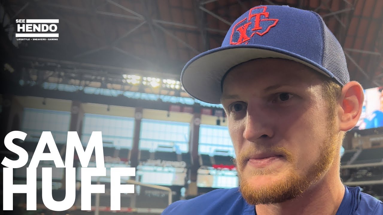 Sam Huff talks mlb the show, First MLB moment , being a tall catcher ...