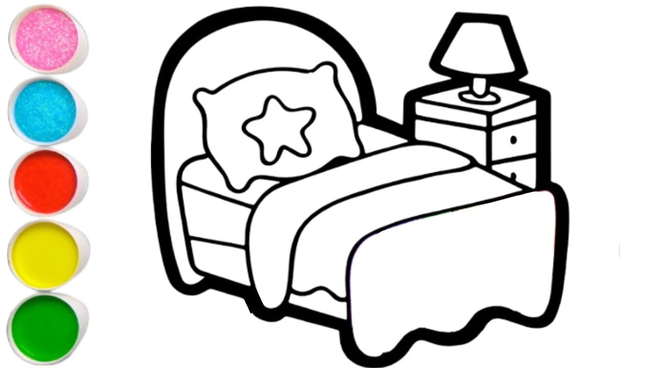 How to draw a Room for children | Easy room drawing - YouTube