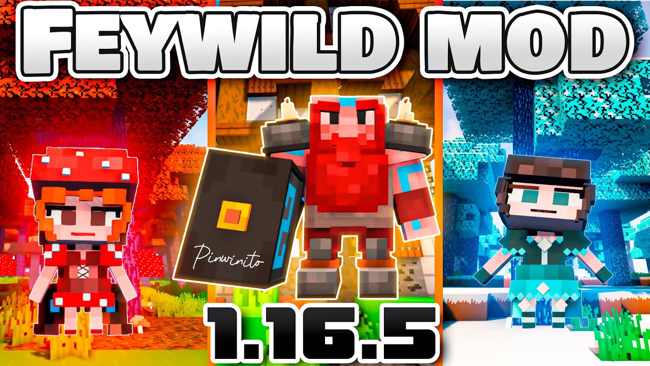 🔥 NUEVO MOD de hadas de fantasía FEYWILD MINECRAFT 1.16.5 NO REVIEW 🔥 ...