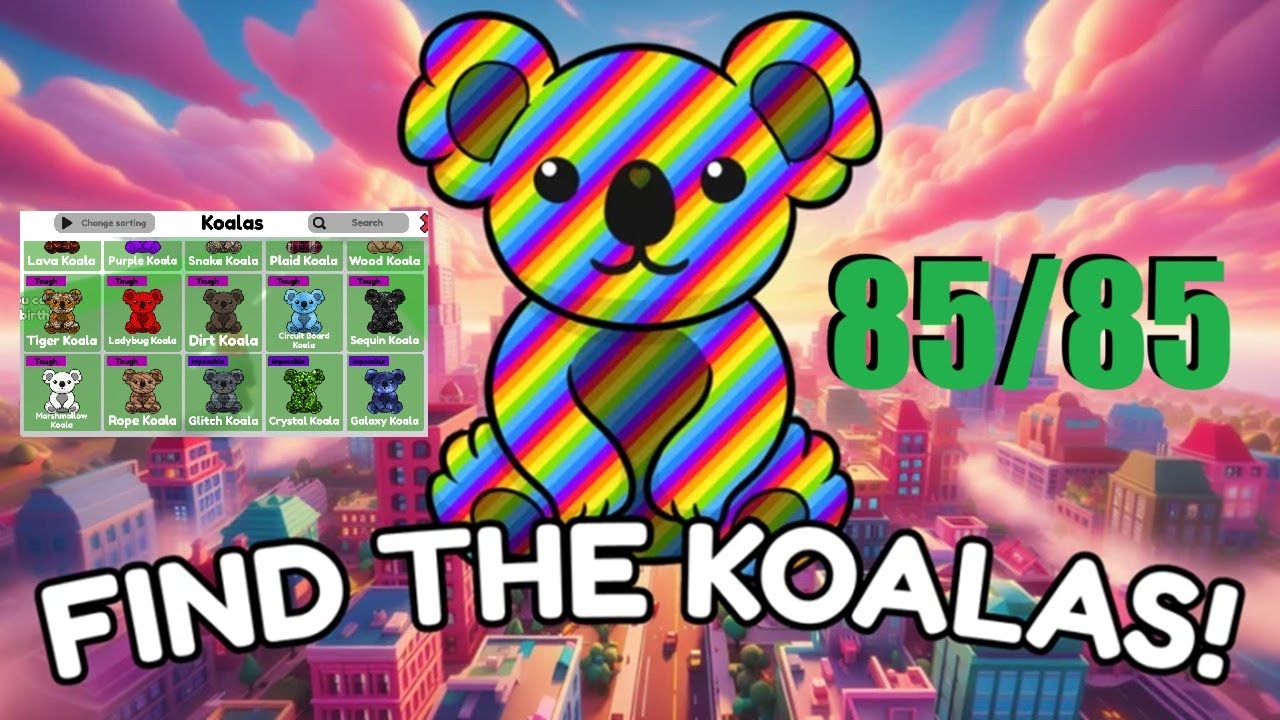 Find the Koalas Walkthrough - All Koalas Location (Roblox) - YouTube