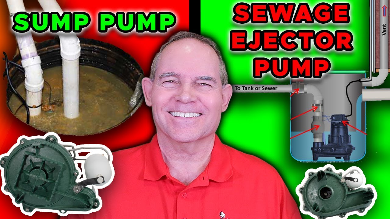 Sump Pump VS Sewage Ejector Pump: What’s the Difference? - YouTube