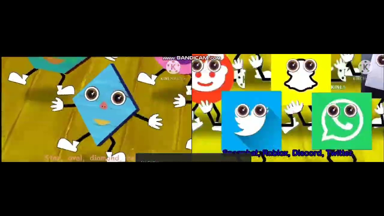 the shapes song original vs app - YouTube