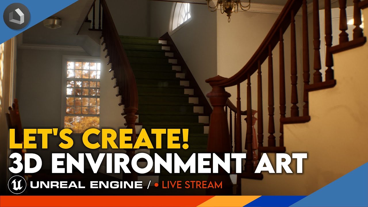 Let's Create: The Joy of Painting Unreal Engine 5 Environment #ue5 #blender - YouTube