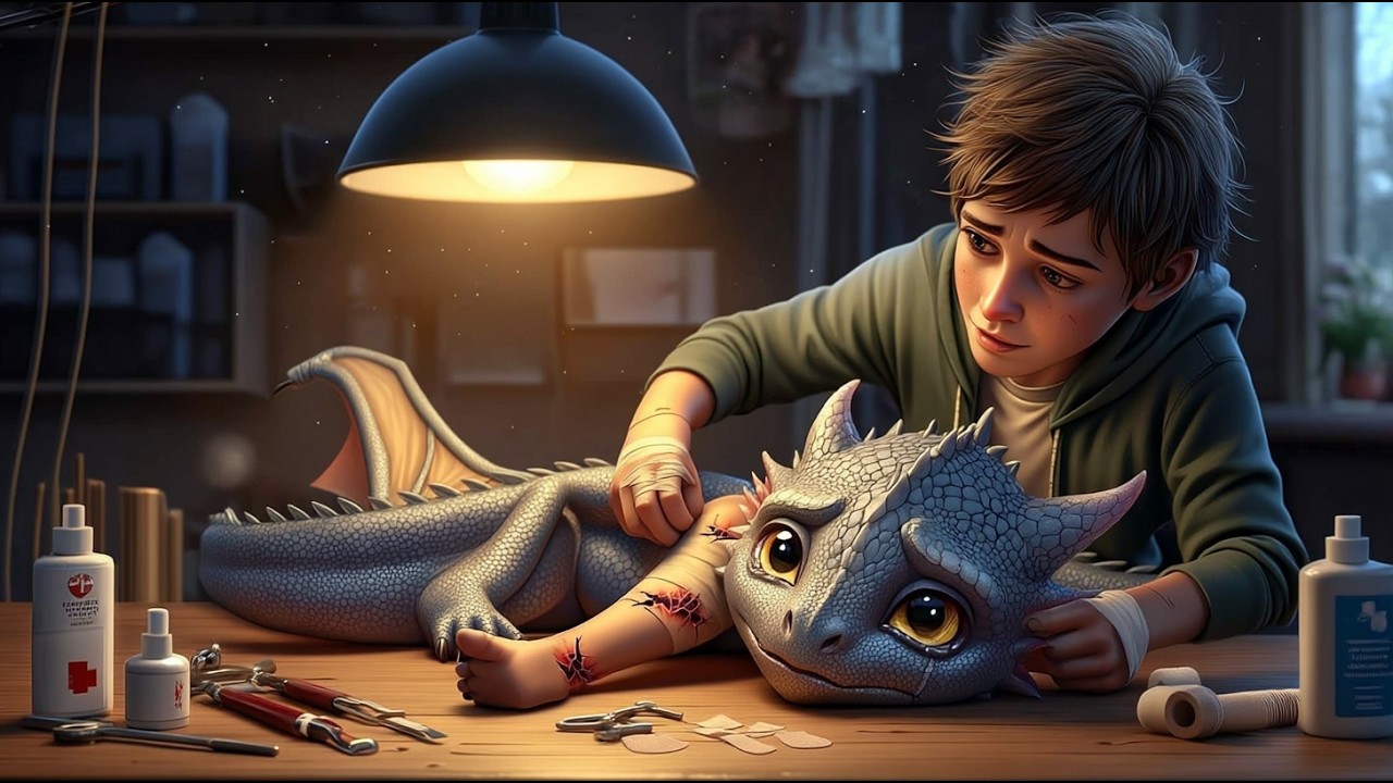 A Human Child Found a Crying Dragon Hatchling on His Way Home—By ...