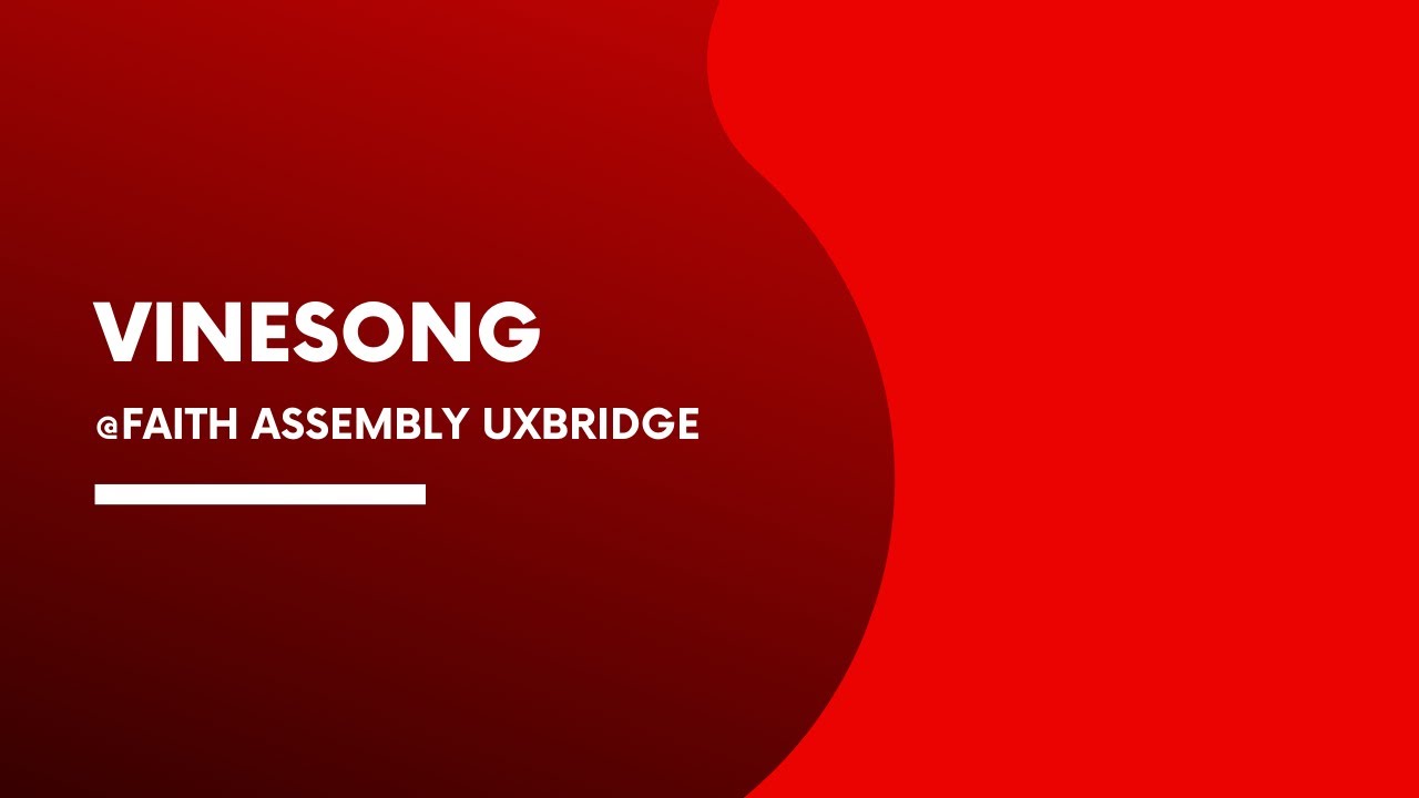 Vinesong Live @ RCCG Faith Assembly Uxbridge 27 June 2020 - YouTube