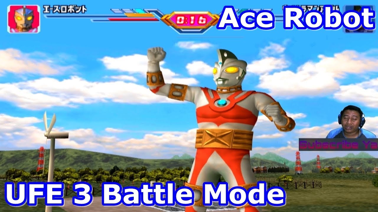 Ace Robot Battle Mode - Ultraman Fighting Evolution 3 - YouTube