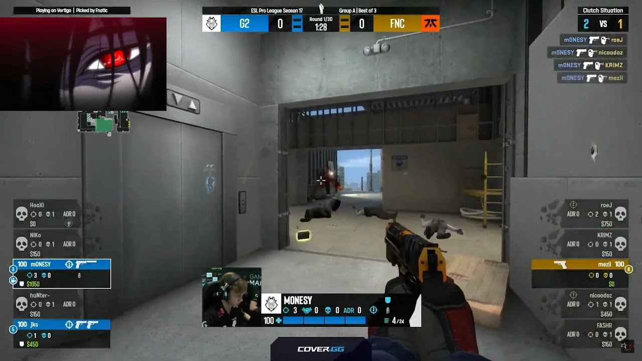 G2 vs fnatic (0-0) BO3 | ESL Pro League Season 17 / 9999 elo 99 avg 9 ...