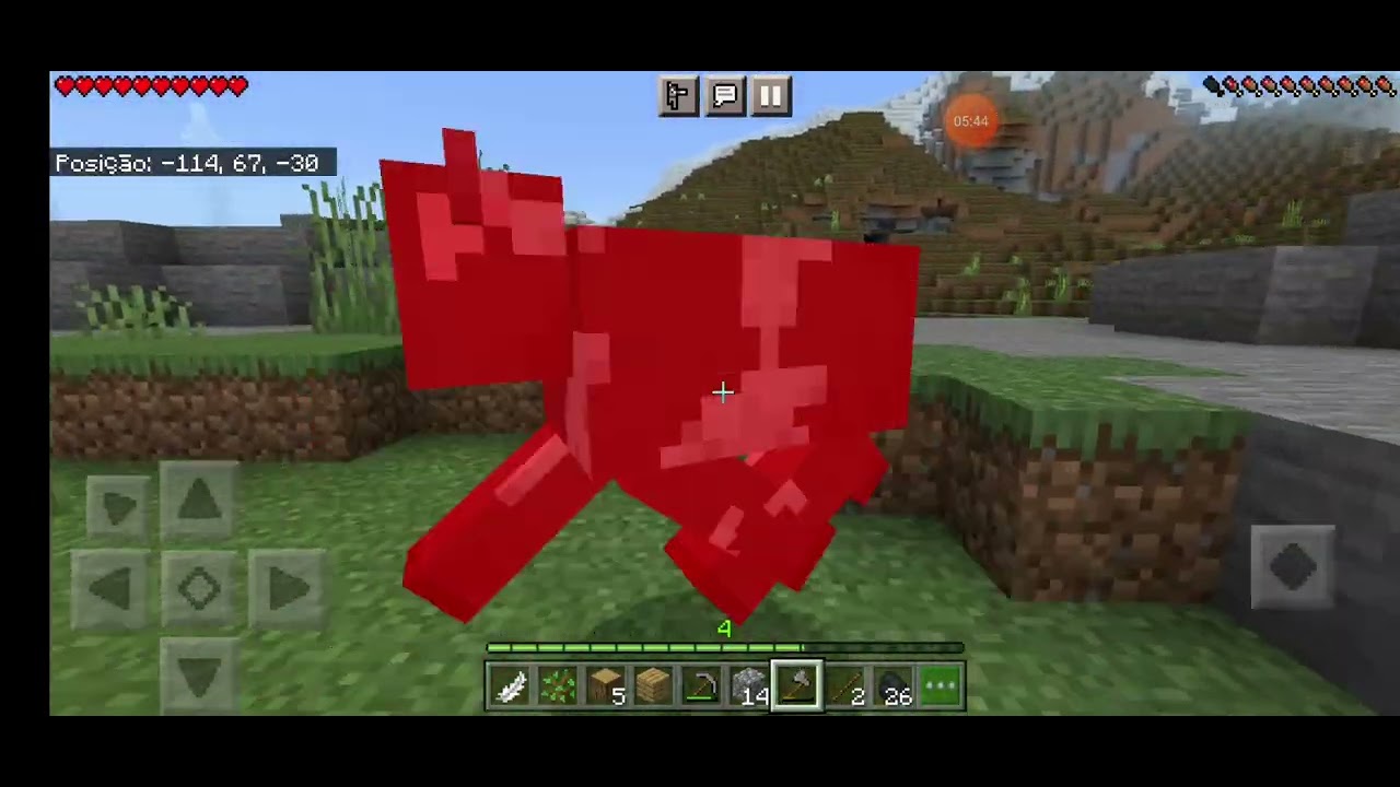 primeiro dia no minecraft tá mto massa - YouTube