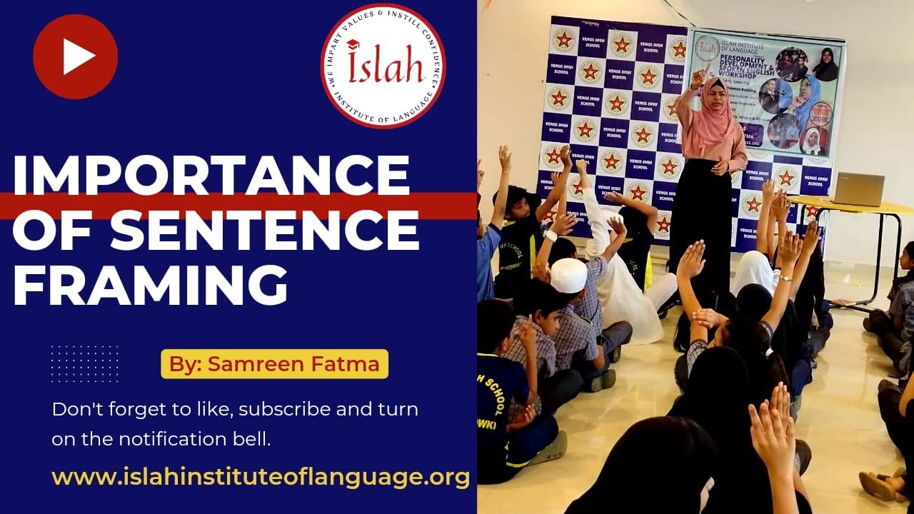 Importance of Sentence framing - YouTube
