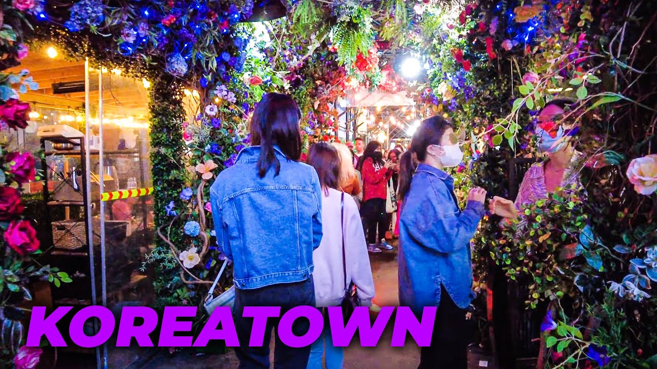 Walking NYC Koreatown on Saturday Night (October 9, 2021) - YouTube