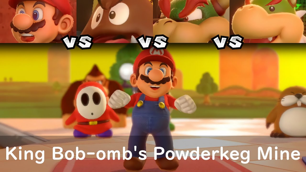 Super Mario Party Mario vs Goomba vs Bowser vs Bowser Jr #8 - YouTube