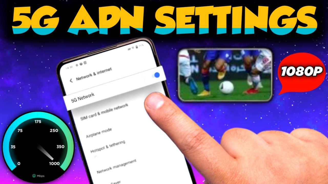 5G APN Settings Faster Speeds and Fast Internet - YouTube