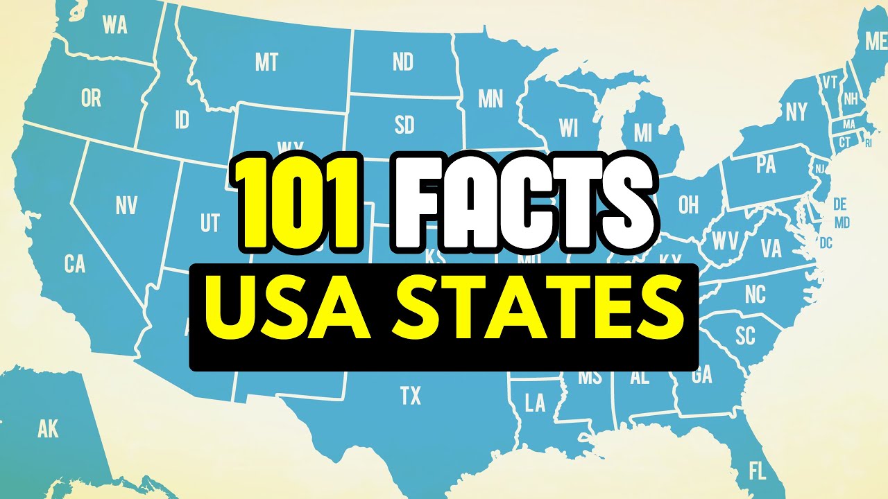 101 Mind-Blowing Facts About All 50 USA States🌎🇺🇸 - YouTube