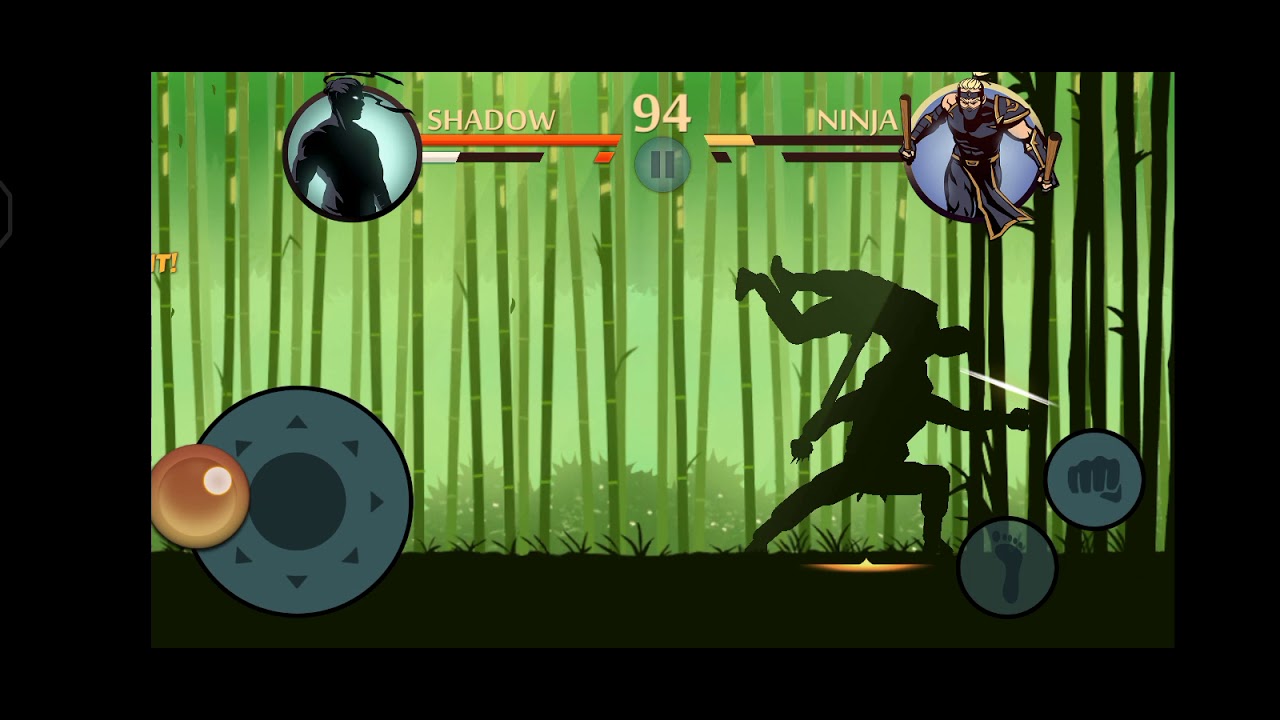 Shadow fight 2 with knuckles weapon - YouTube