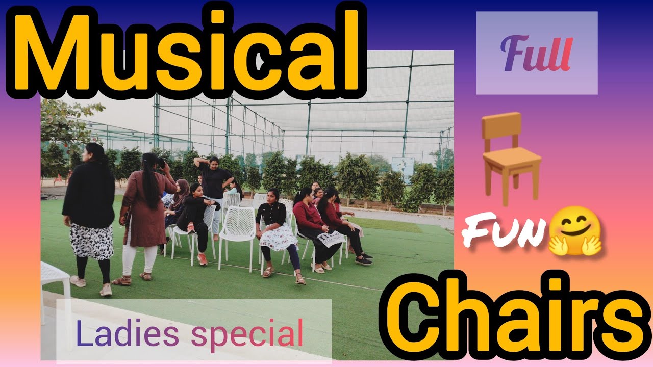 playing musical chairs game - YouTube