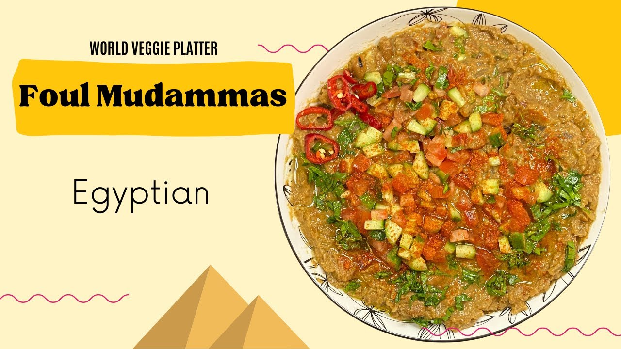 Foul Mudammas-Fava Beans! Simple Egyptian Foul Mudammas Recipe | HOW TO ...