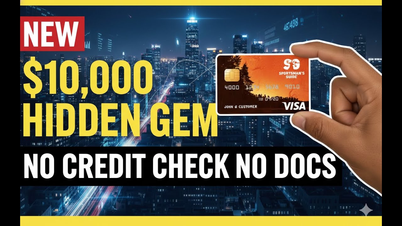This NEW Soft Pull $10,000 Credit Card Instantly Approves Anyone With ...