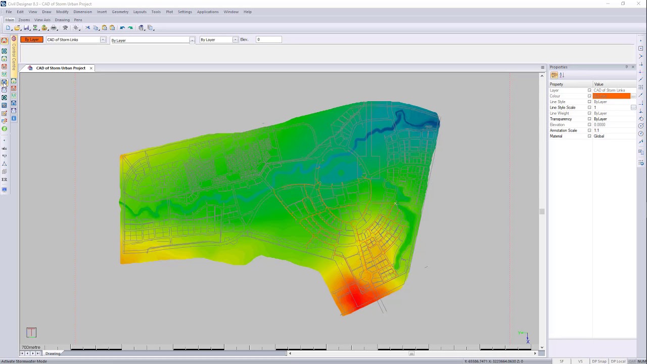 CIVIL DESIGNER software open classroom - stormwater network design ...