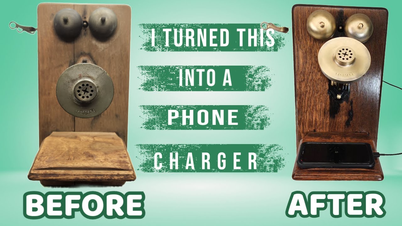 Old Telephone Charging Station - YouTube