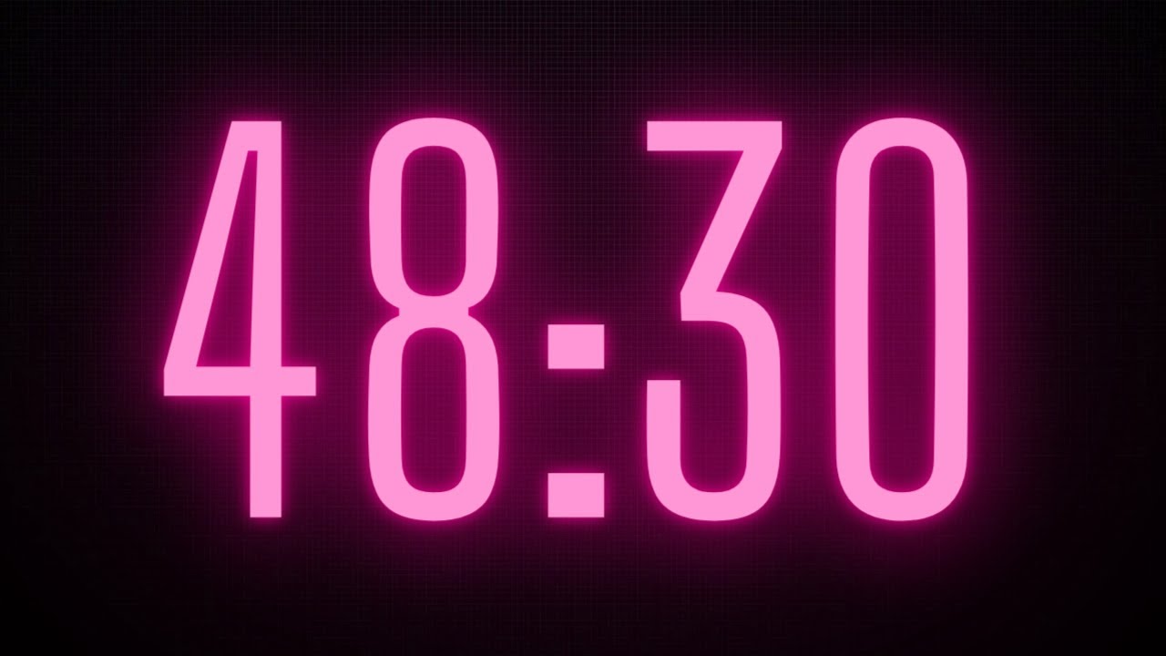 48 MIN 30 SEC COUNTDOWN TIMER RELAXING VIDEOS - YouTube