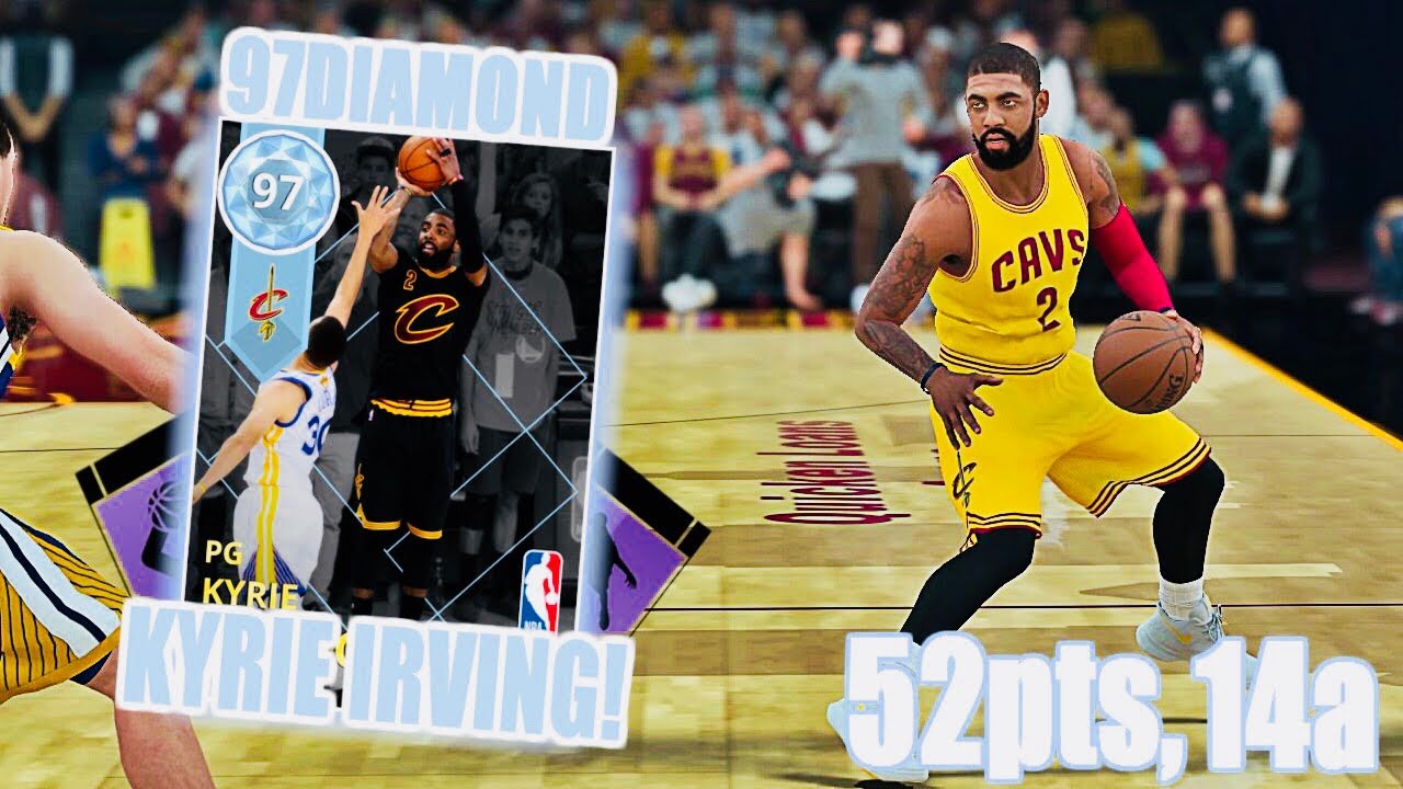 97 DIAMOND KYRIE IRVING OVERTIME GAMEPLAY!!! KYRIE HITS THE GAME WINNER ...