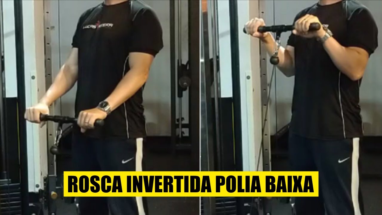 Rosca Invertida Polia Baixa [ANTEBRAÇO - BÍCEPS] - YouTube