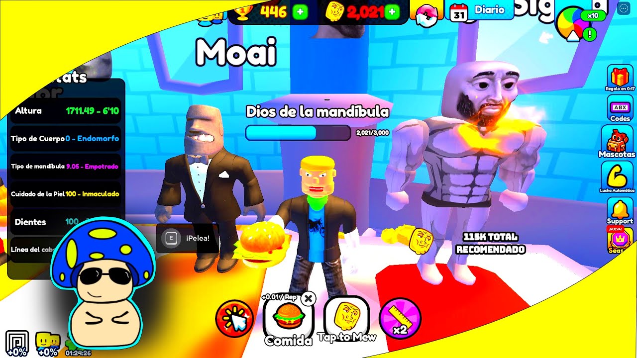 Haciéndome el mas guapo de todos || ROBLOX MEWING SIMULATOR - YouTube