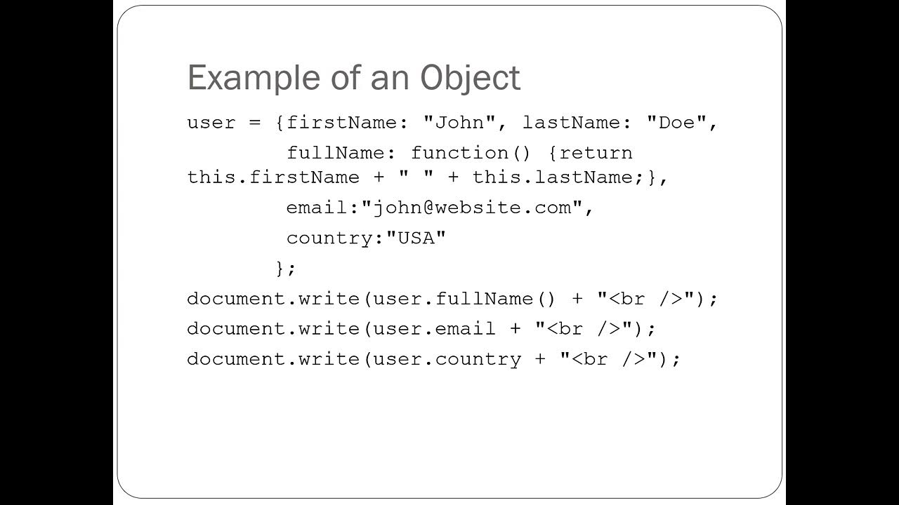 Javascript Functions Objects Arrays Youtube