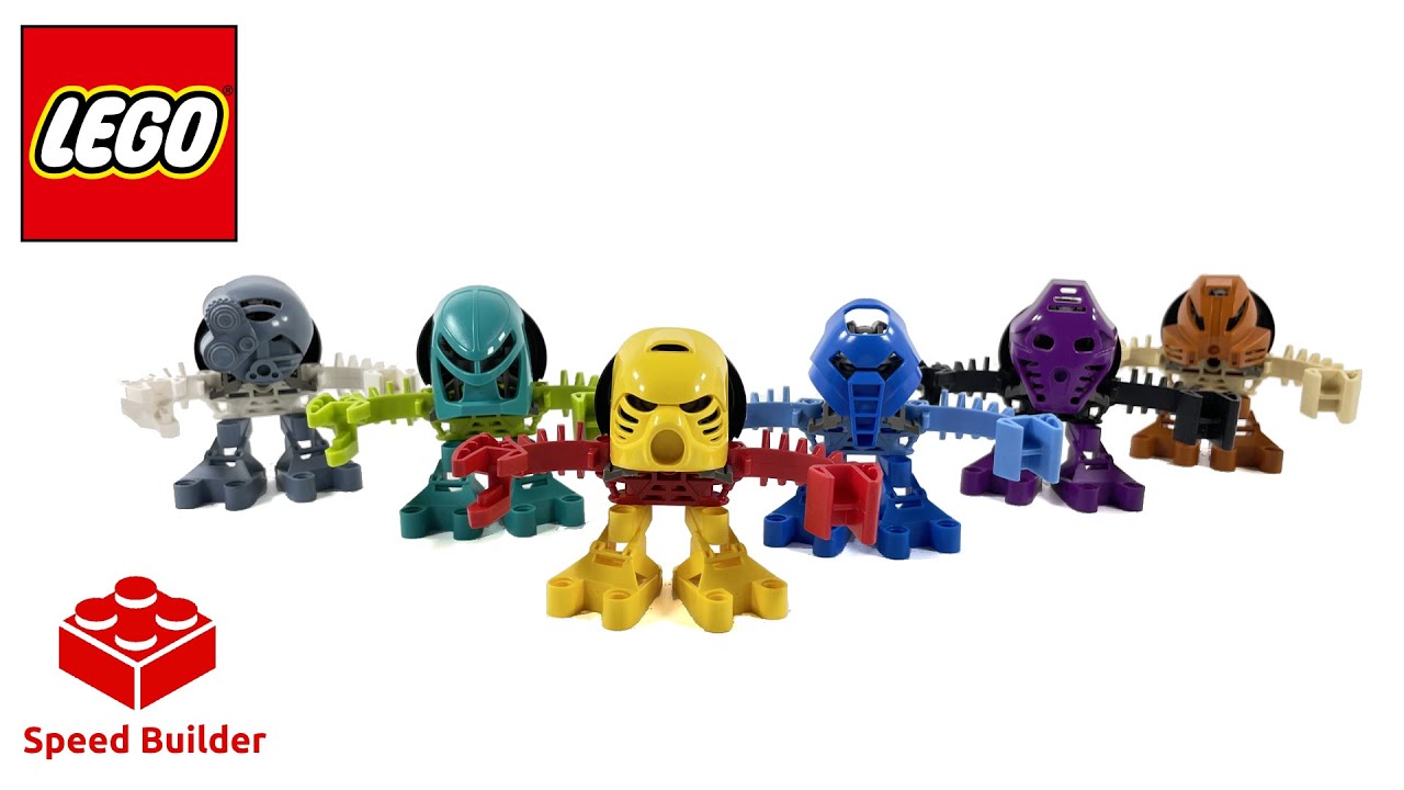 LEGO BIONICLE Tohunga compilation | speed build - YouTube