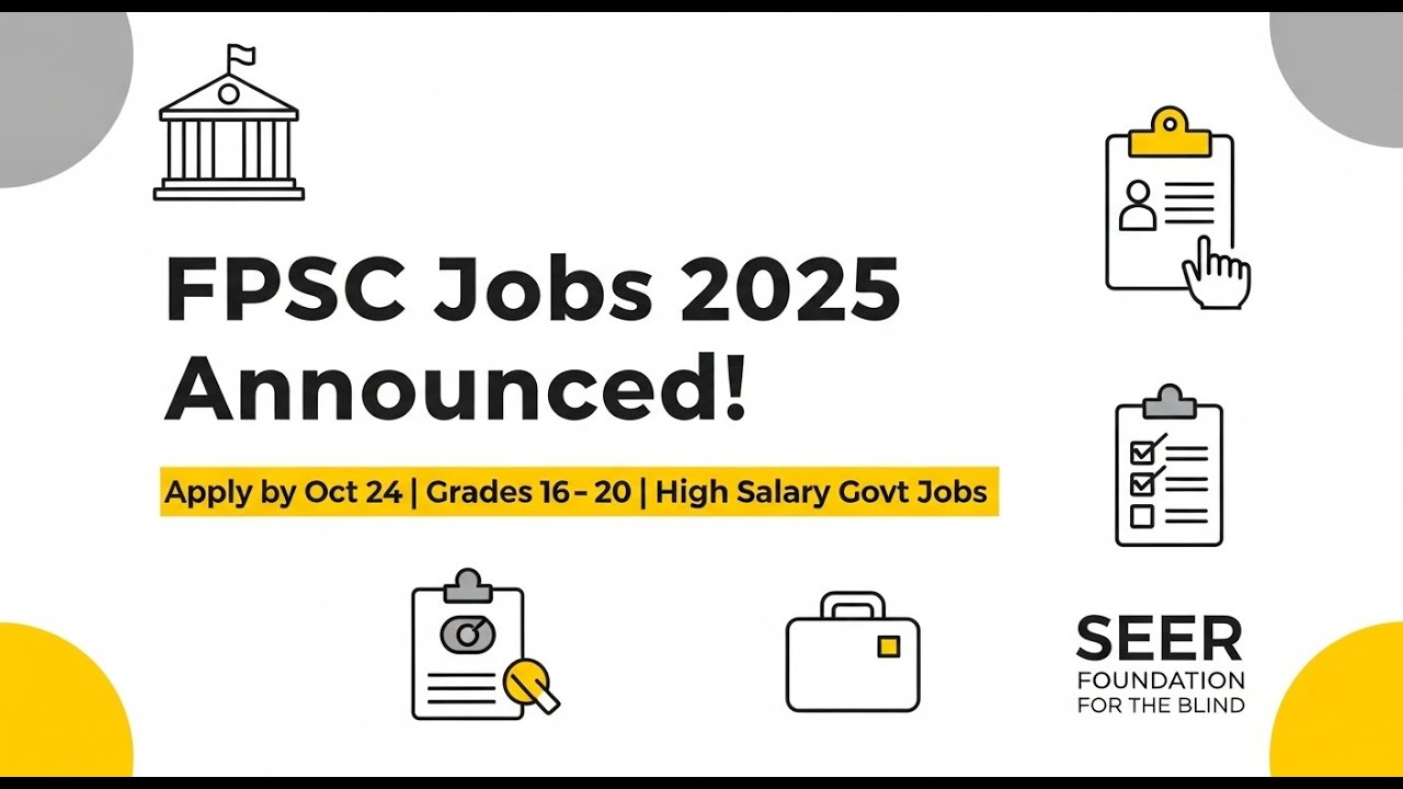 FPSC Jobs 2025 | Hundreds of Vacancies Announced | Apply by Nov 24 ...