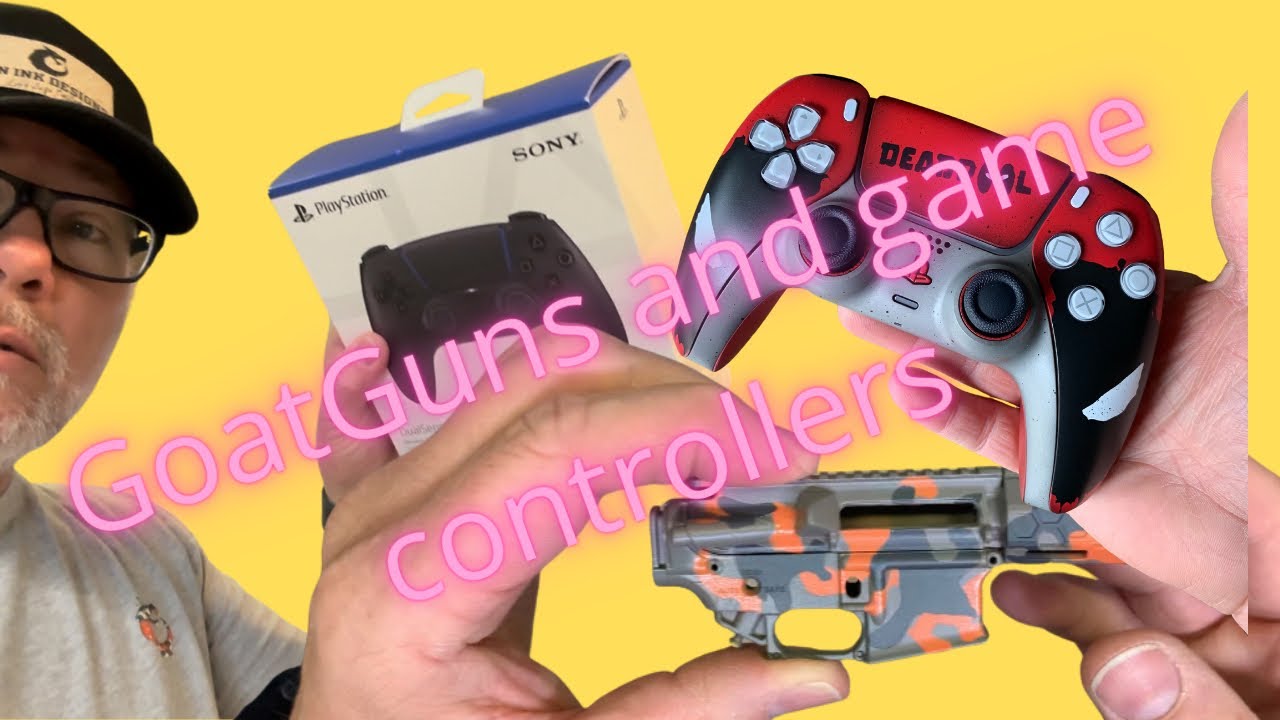 Custom GoatGuns, controllers. A day in the life at Gun Ink Designs ...