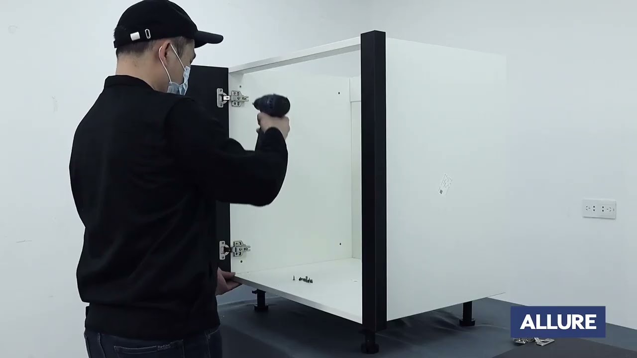 How to install cabinet doors? - YouTube