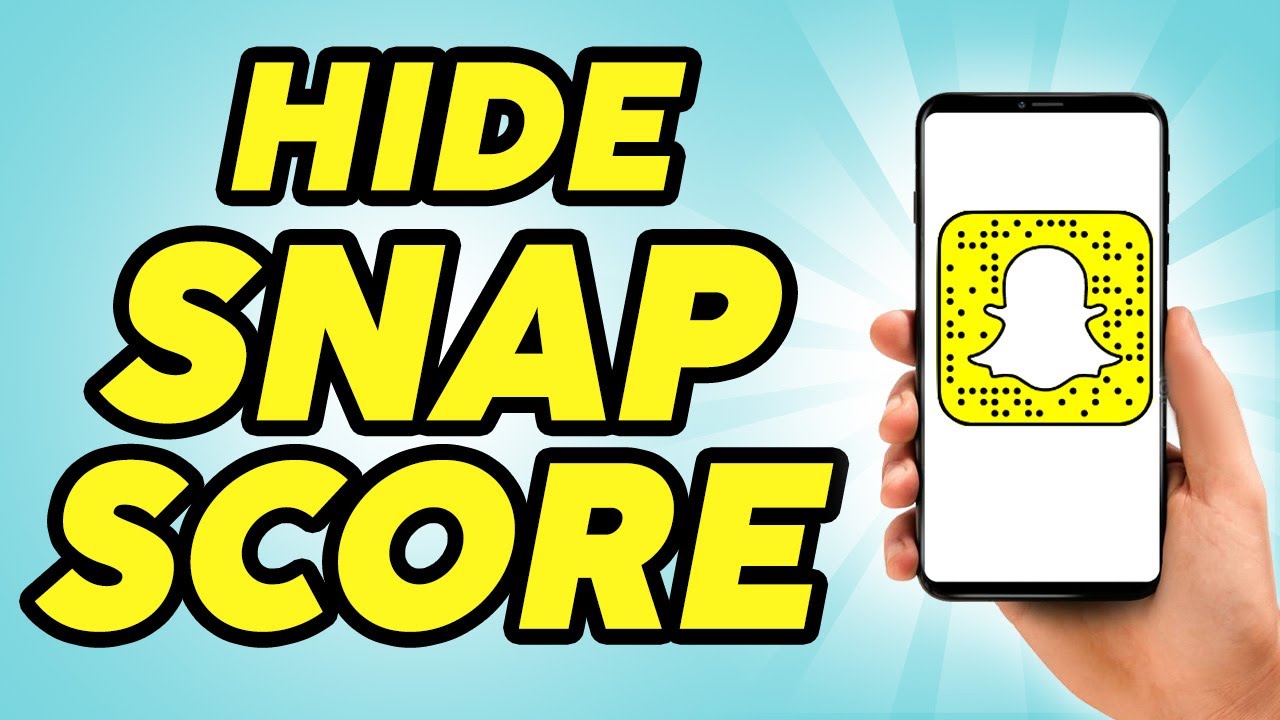 How To Hide Snap Score on Snapchat - 2024 - YouTube