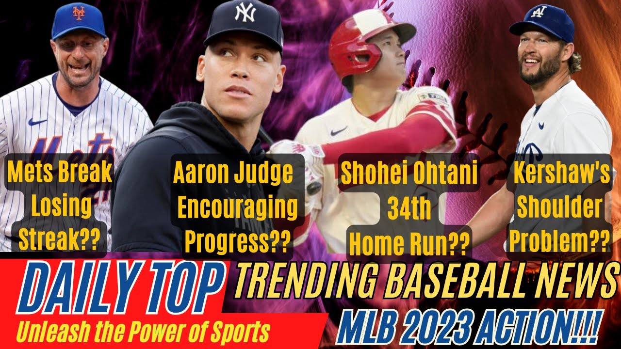 "Baseball News Today: | Aaron Judge's Recovery | Shohei Ohtani's Homer ...